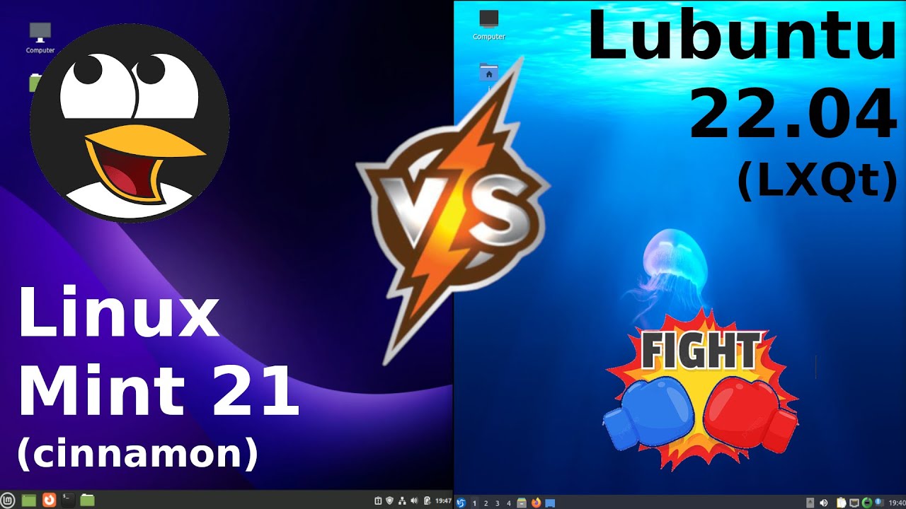 Linux Mint 21 vs Lubuntu 22.04 - YouTube