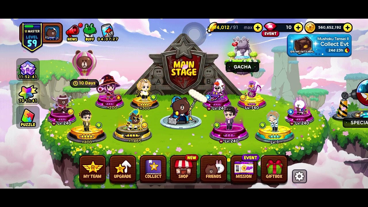 Event SHOOTING STAR Riview Rudeus 2024 || Line Rangers - YouTube