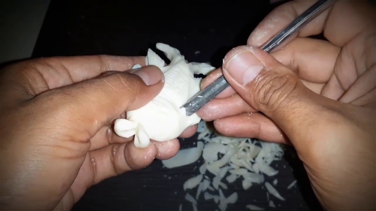 Tutorial membuat ukiran patung sabun (art carving) - YouTube