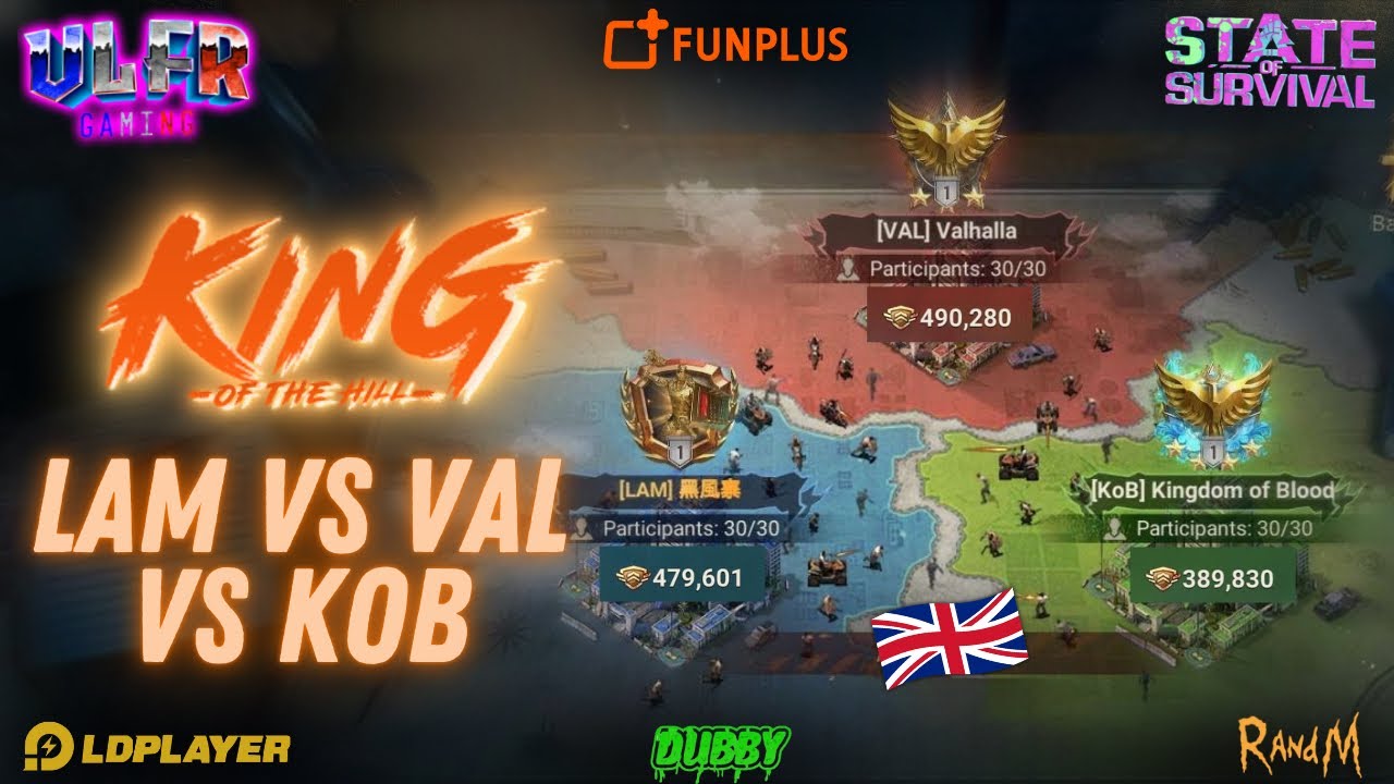 State Of Survival - Koth - VAL Vs LAM Vs KoP - YouTube