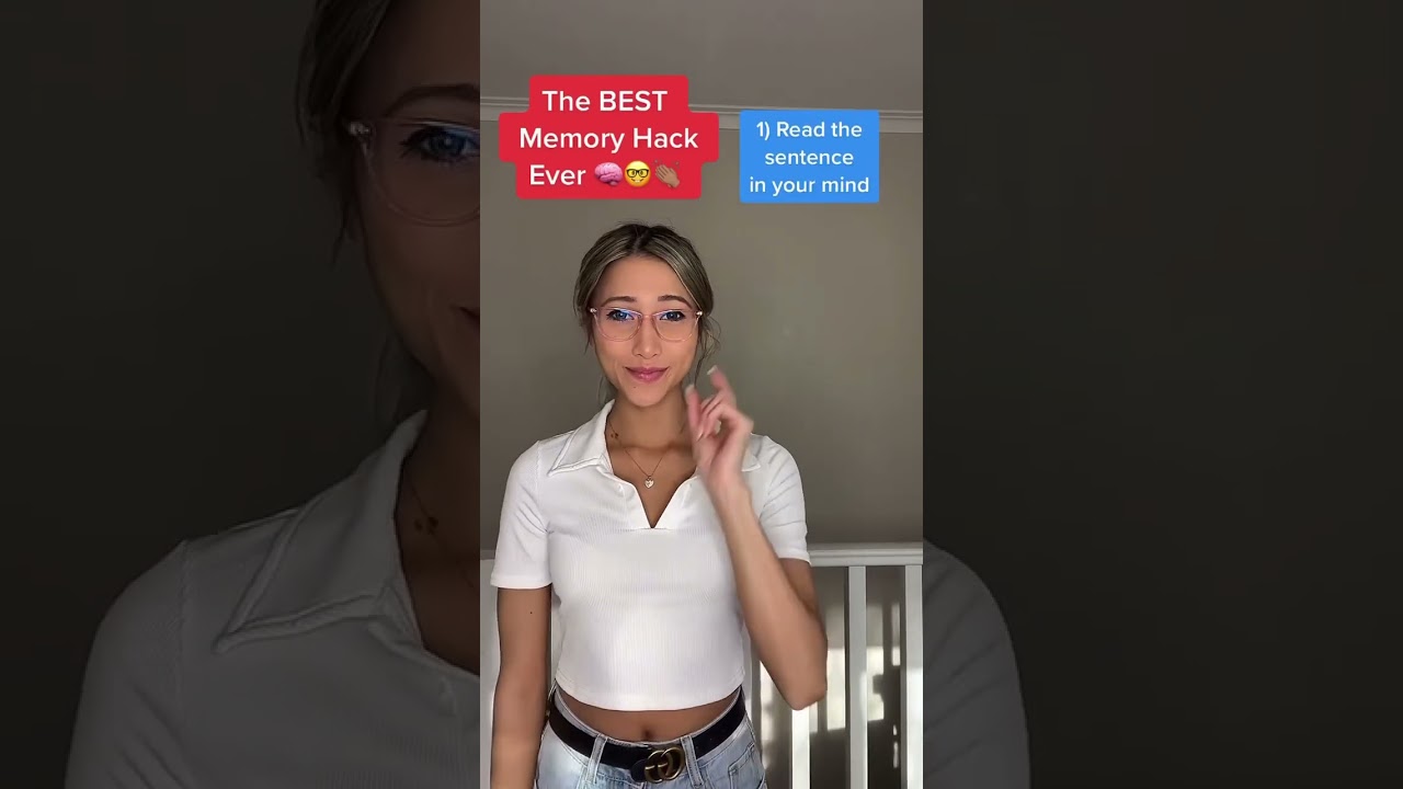 The BEST Memory Hack Ever - Try it and thank me later! 😉 🧠👩🏽‍🎓 - YouTube