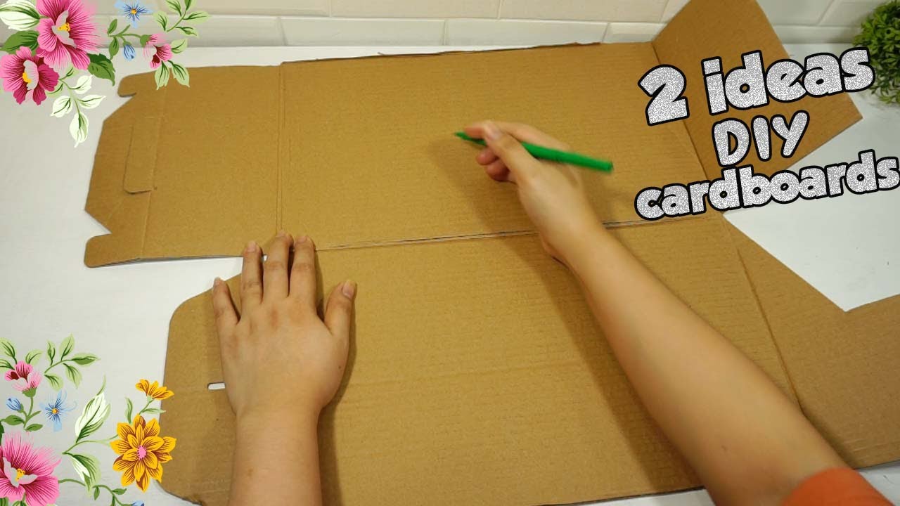 🔊2 Very Easy Inexpensive Handmade Cardboards Ideas - YouTube