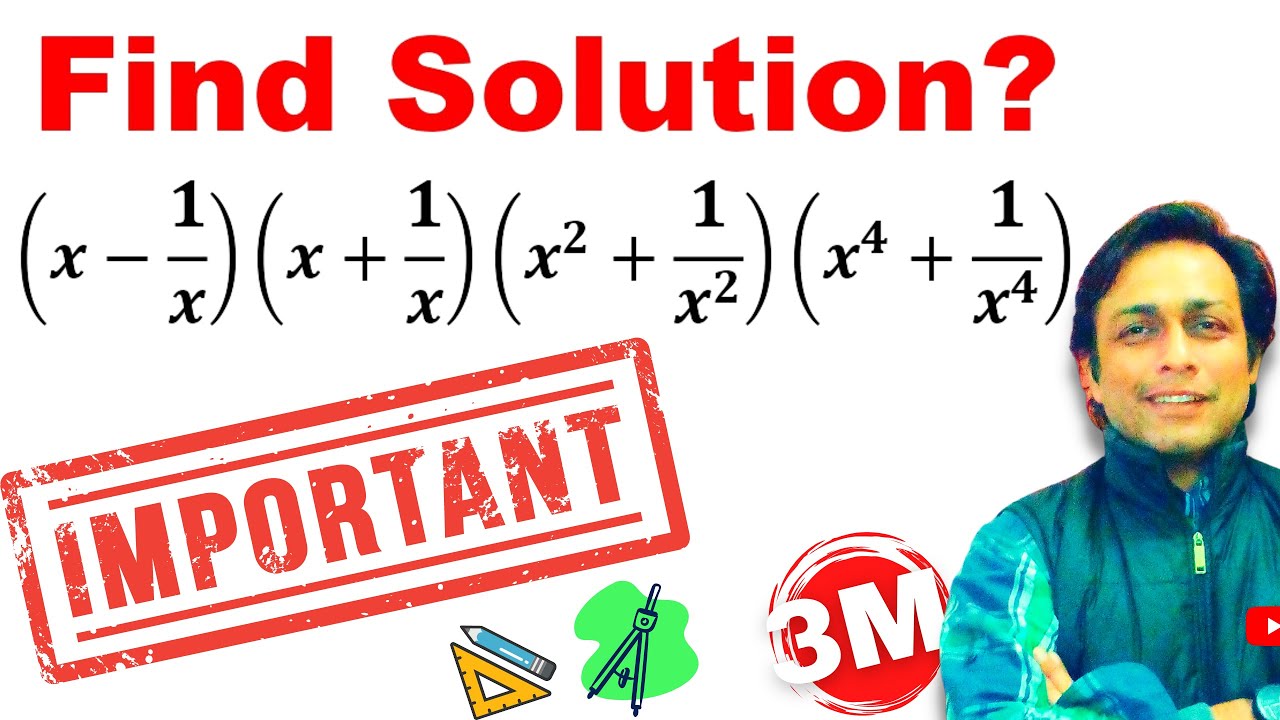 a nice algebra important sum solution, how to use algebra identities ...