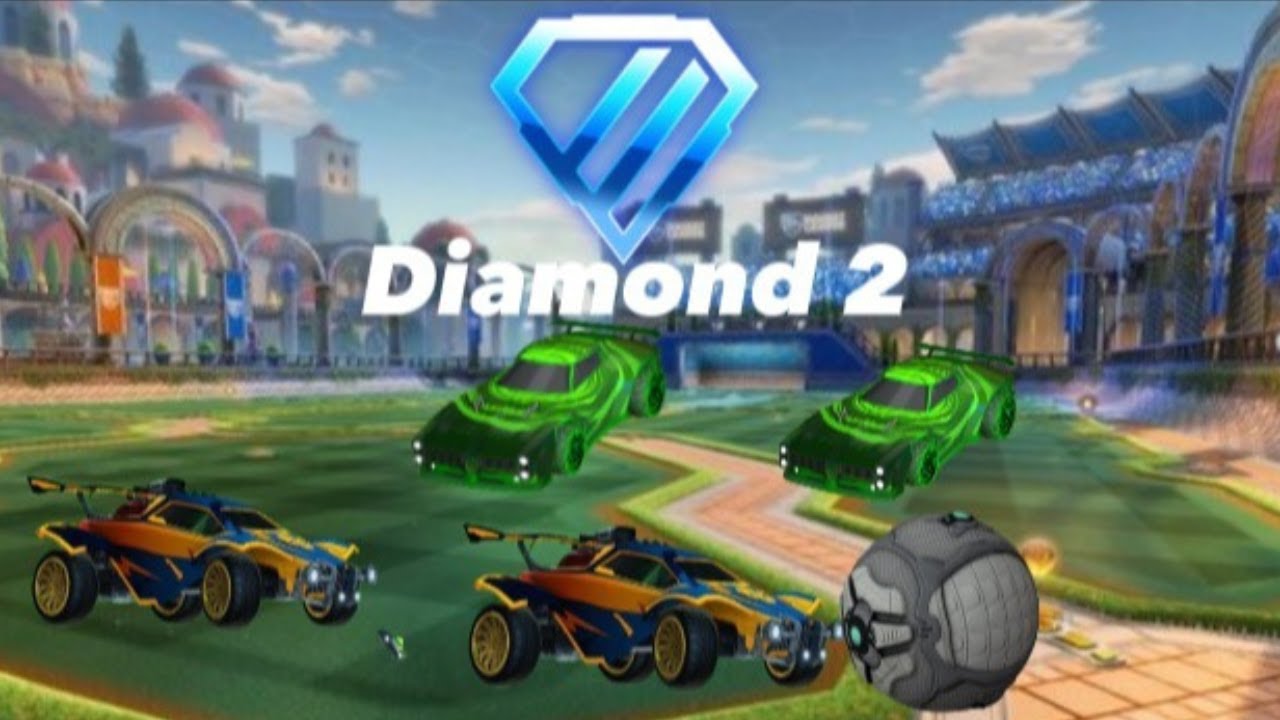 Rocket League Competitive Diamond 2v2 Gameplay - YouTube