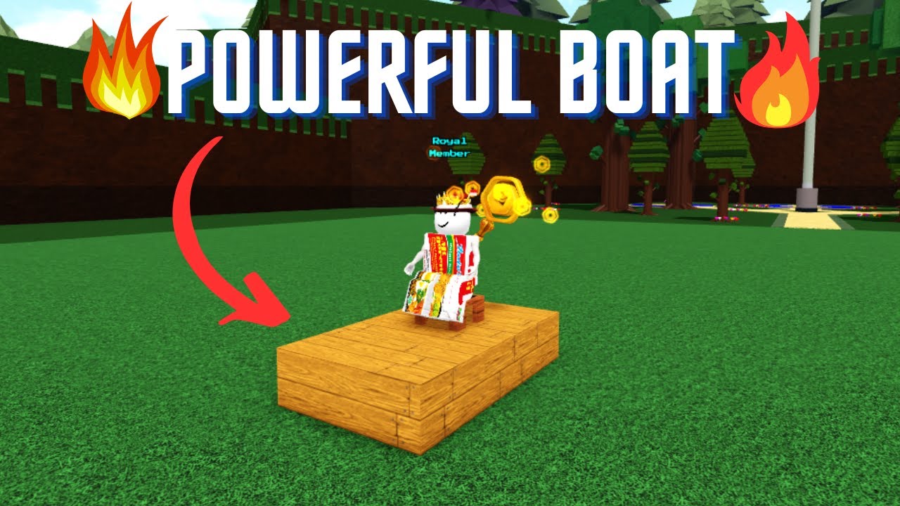 How to make a POWERFUL boat | Build a Boat For Treasure - YouTube