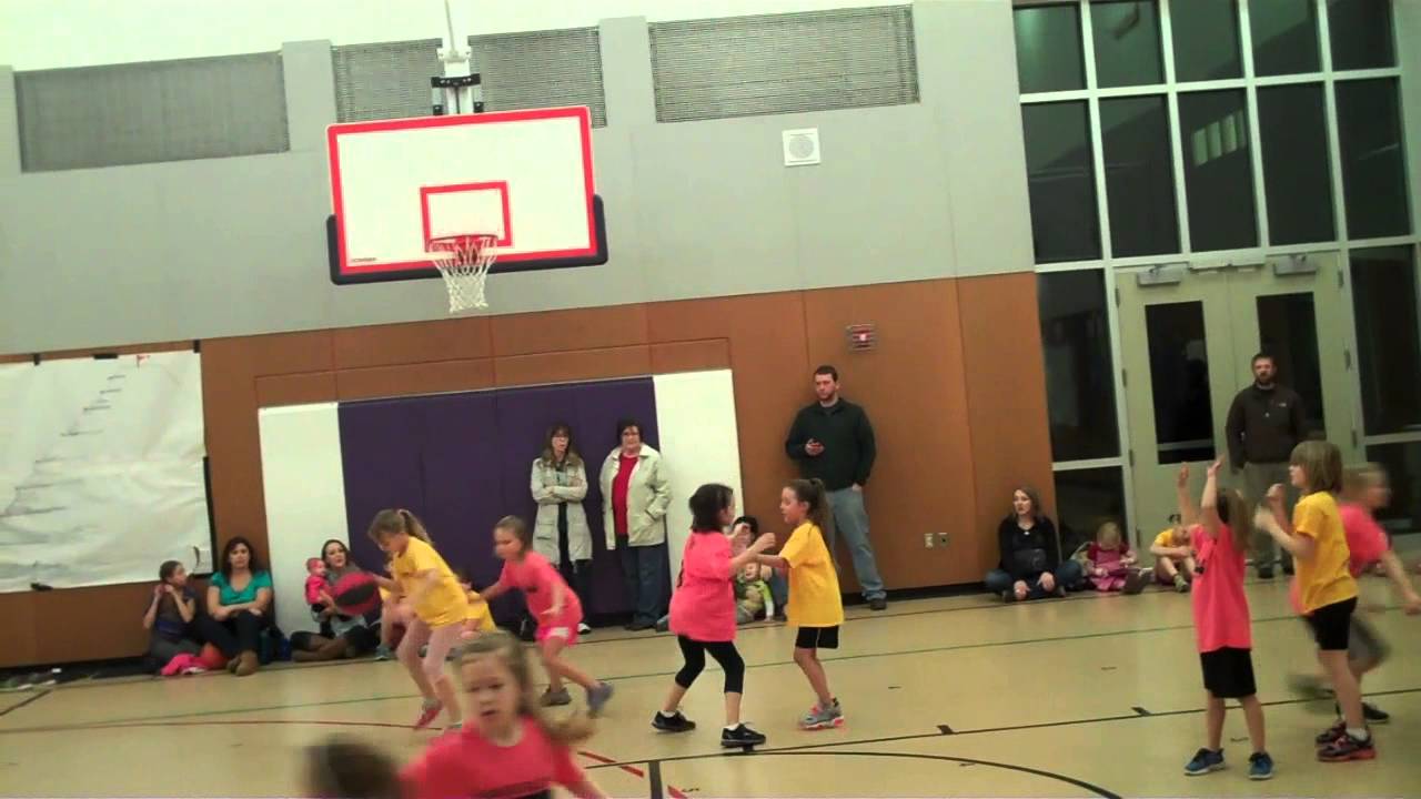 1 24 14 2nd Grade Girls Basketball 2nd game - YouTube