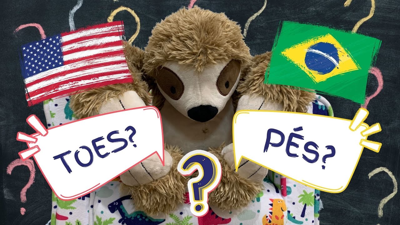 Body Parts in Portuguese and English for kids (learn Portuguese ...