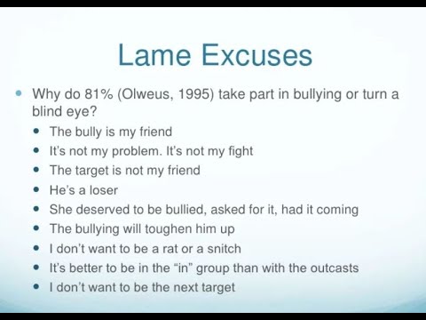 Dog culture is bully culture. Lame excuses. Moral disengagement ...