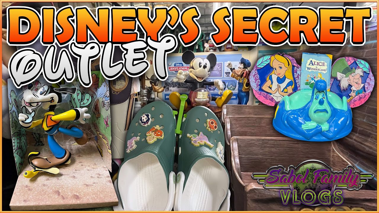 DISNEY’S SECRET OUTLET STORE SHOPPING | Cast Connection - BIG ...