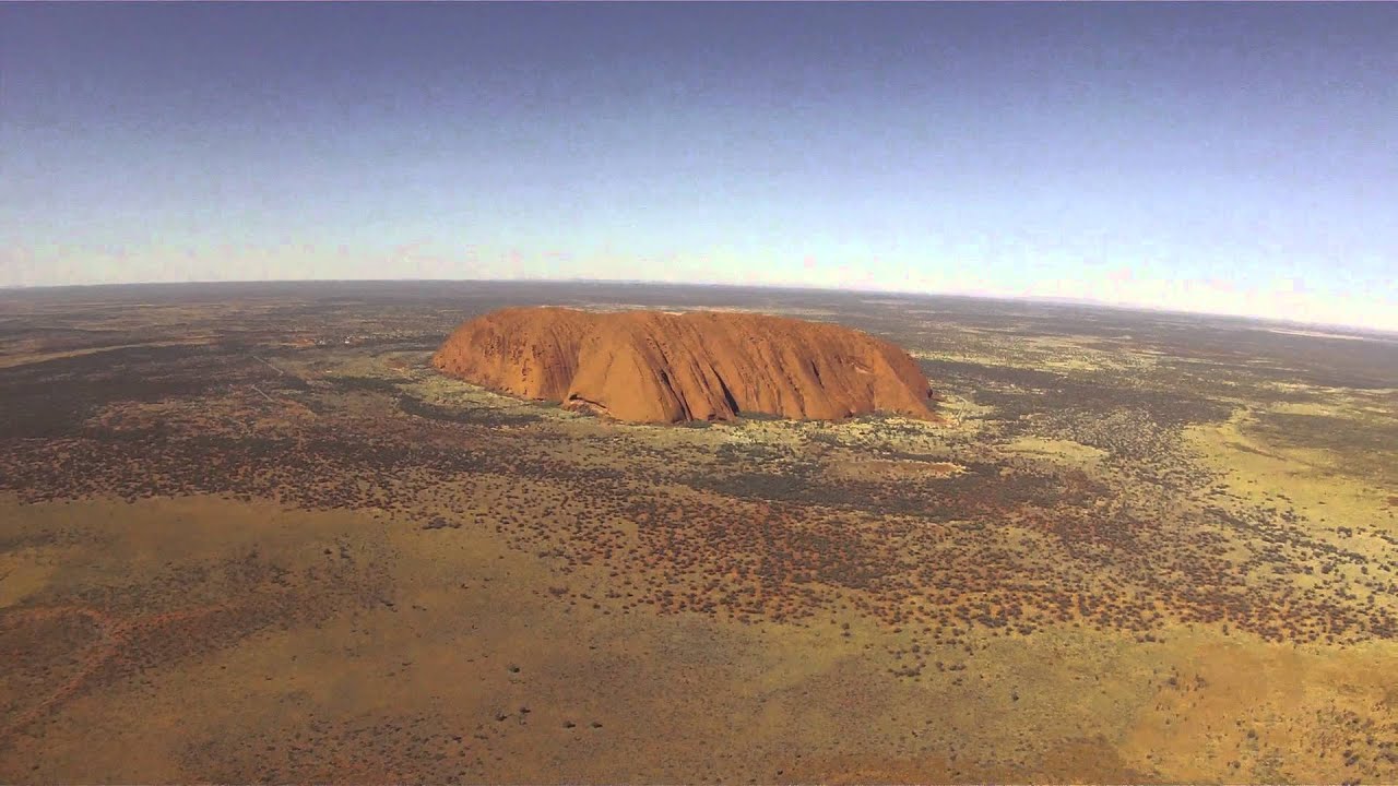 Uluru from the Sky - YouTube