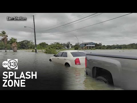 Beta's storm surge creates splash zone in Kemah