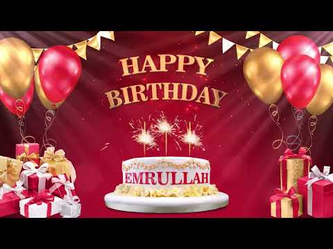 EMRULLAH | İYİKİ DOĞDUN 2021 | Happy Birthday To You | Happy Birthday Songs 2022