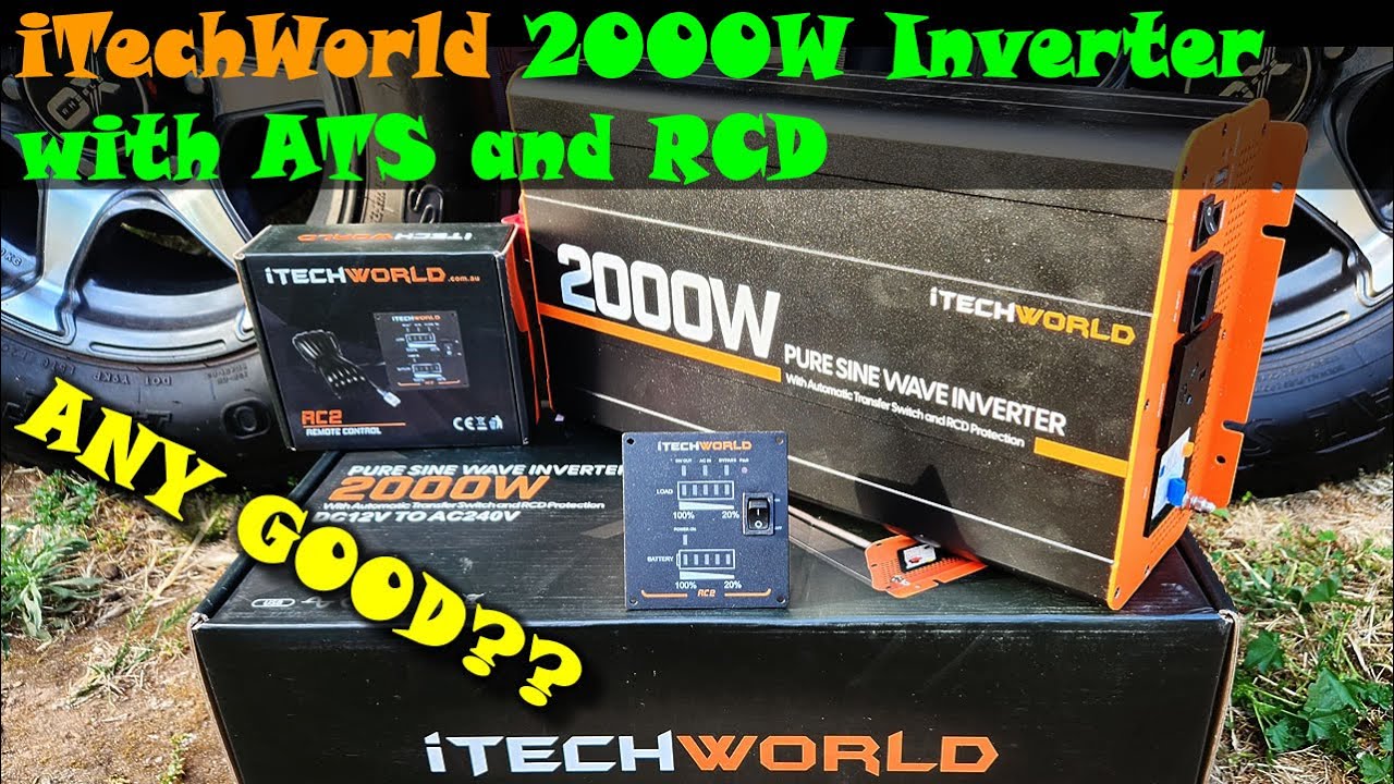[TESTED] iTechWorld 2000W Inverter with ATS and RCD review - YouTube