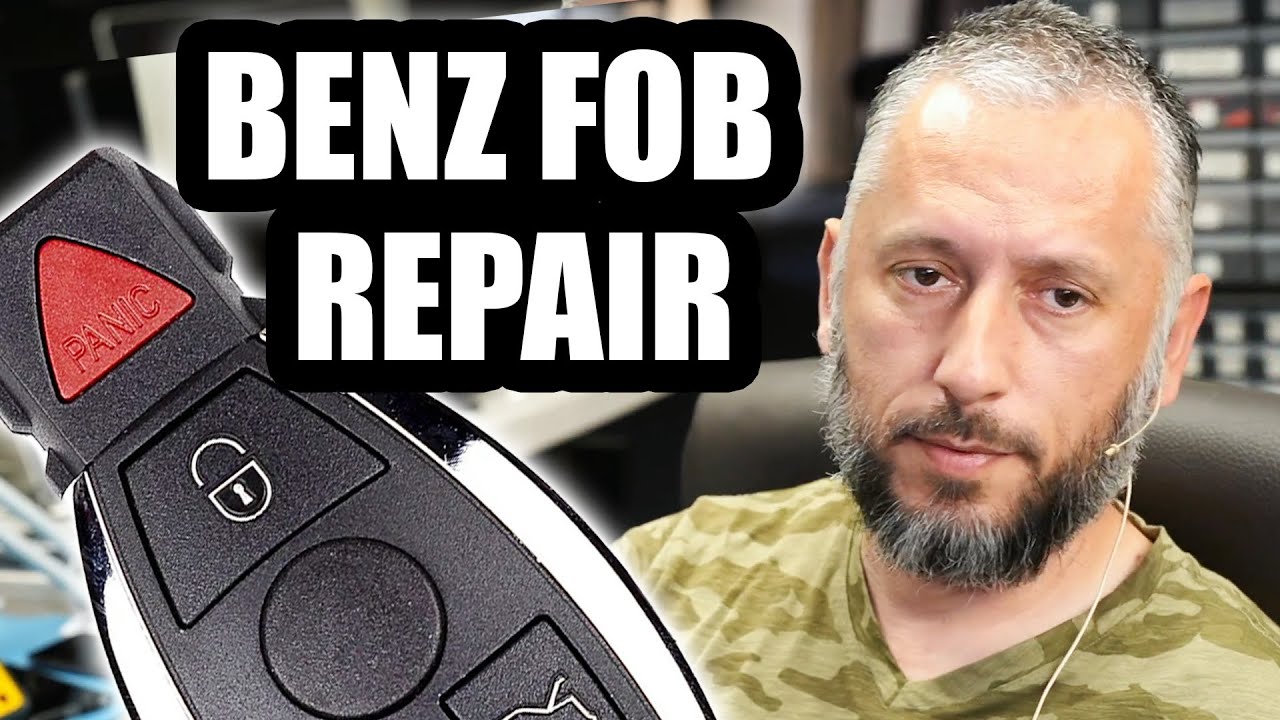 Notorious Triangle Benz Key Fob Repair - Reball and Chip holder. - YouTube