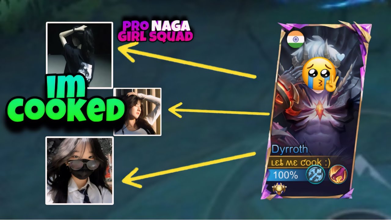 I Met Three Pro Cute Naga Girls on my Team🥵 they carried me || Mobile ...