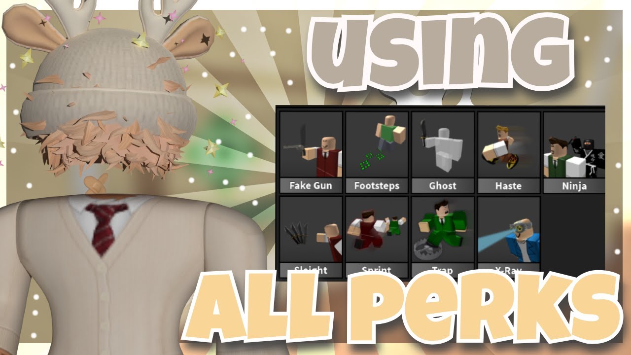 MM2 USING ALL PERKS - YouTube