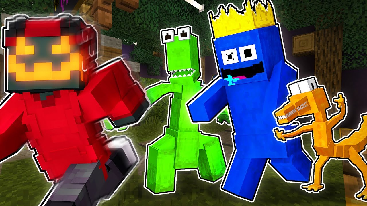 I Played RAINBOW FRIENDS in Minecraft... - YouTube