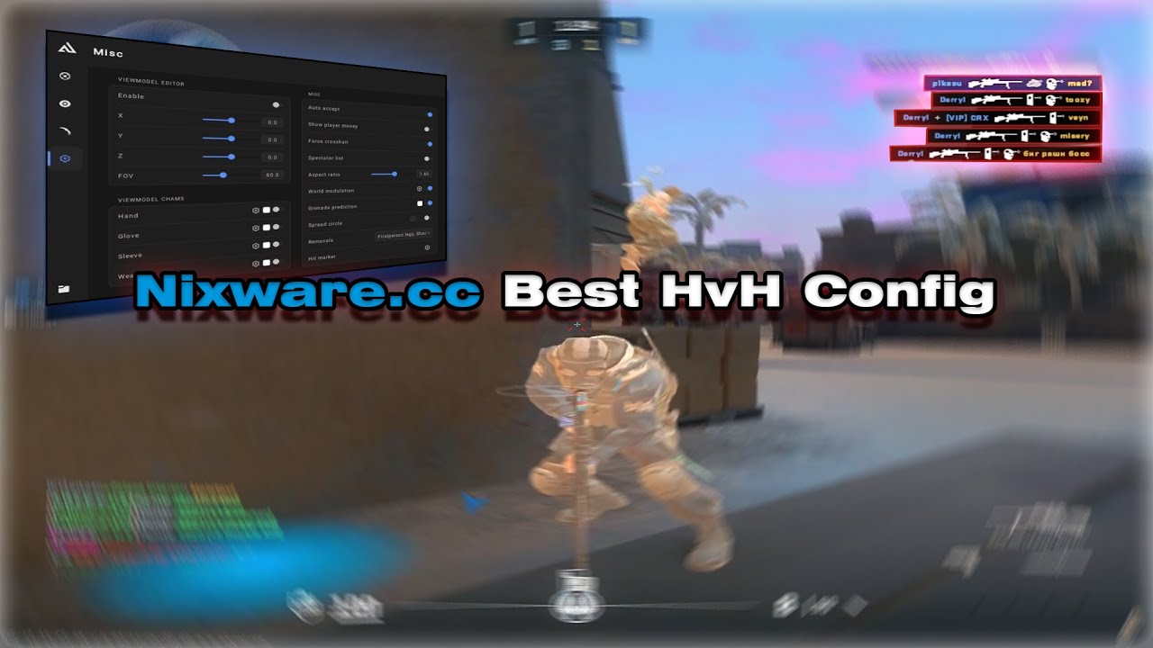 Nixware.cc Best HvH config | Free cheat | Najlepsza konfiguracja HvH ...