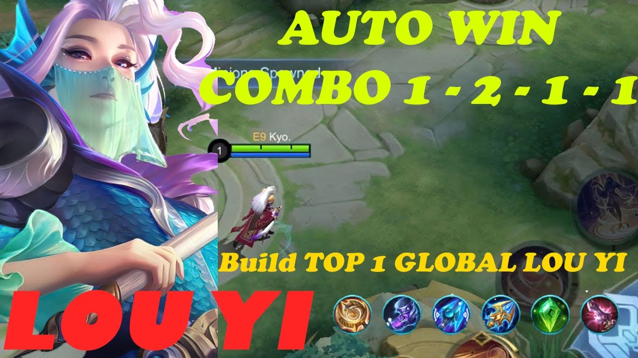 LOUYI BUILD by TOP GLOBAL 1 - MLBB GAMEPLAY - YouTube