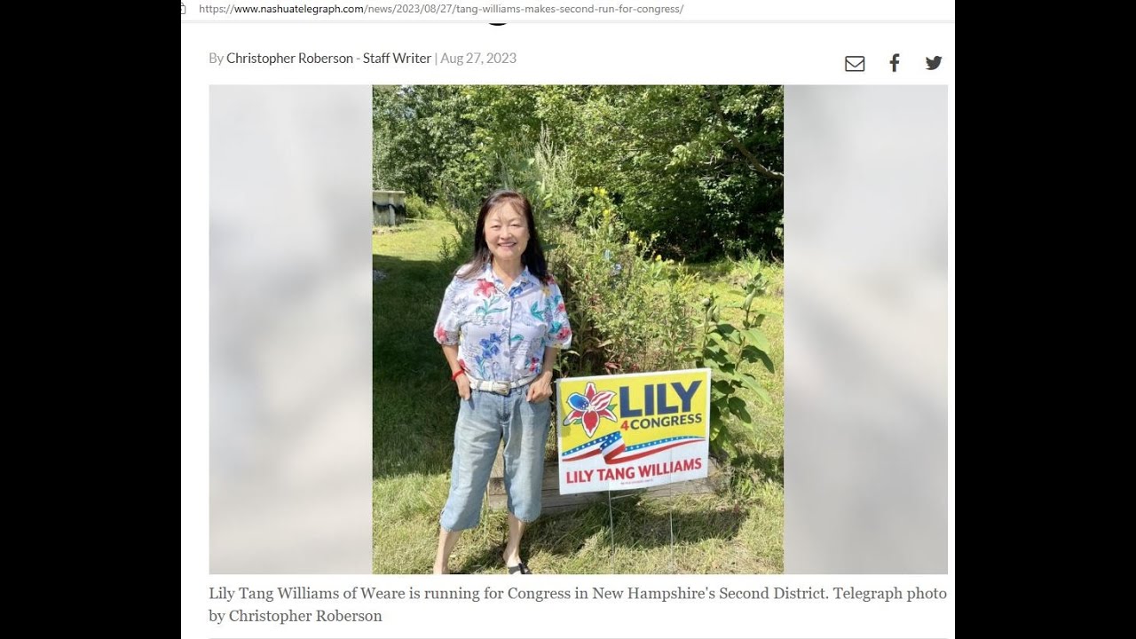 Vote Lily for Change #nh02 #lilytangwilliams - YouTube