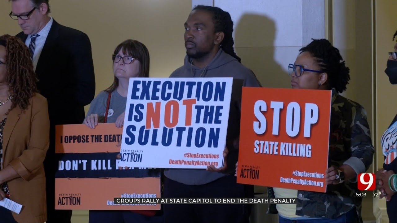 Local Groups Gather At State Capitol To Rally Against Executions - YouTube