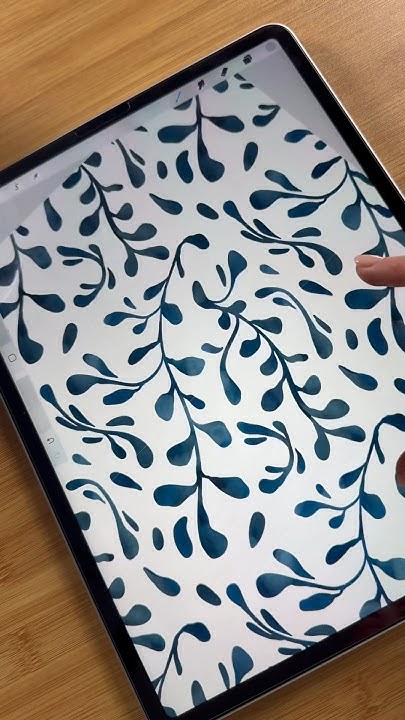 How to make a seamless pattern in Procreate #procreatebrushes #procreatetutorials - YouTube