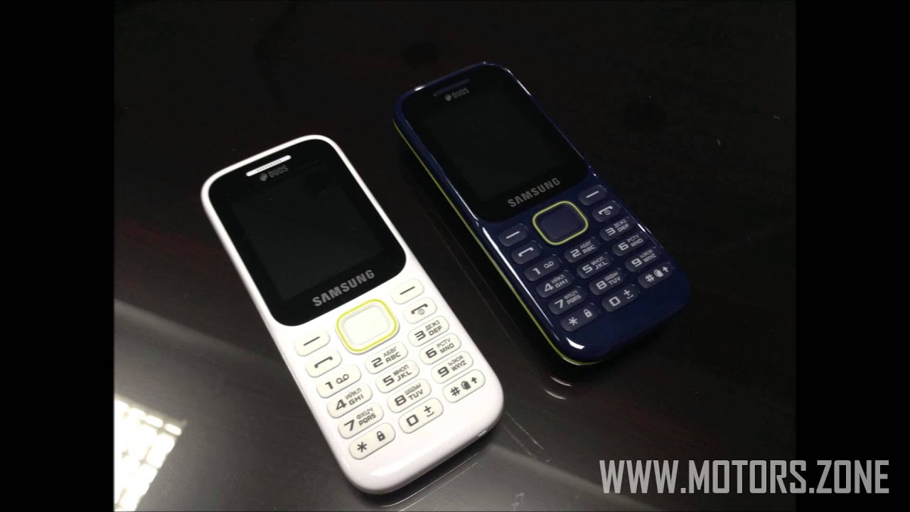 Samsung SM B310E white and blue colors - YouTube