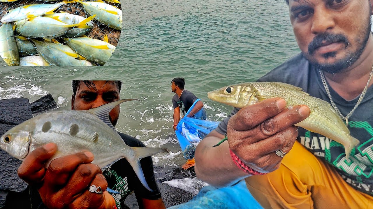 Watch the unbelievable! Unbelievable Cast Net Fishing Video! Catching ...