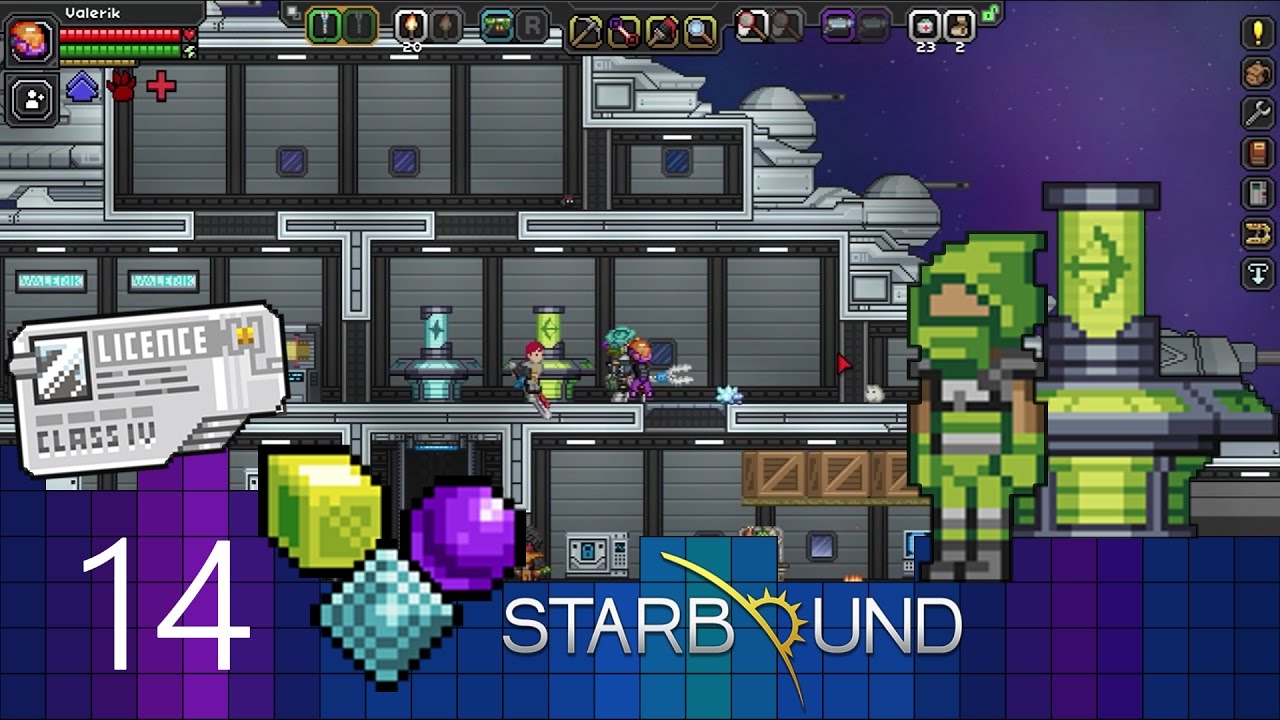 Starbound - Episode 14 - Getting and UPGRADE! - YouTube