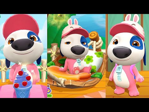 My Talking Hank islands New outfit Rabbit Hank Gameplay Android ios ...