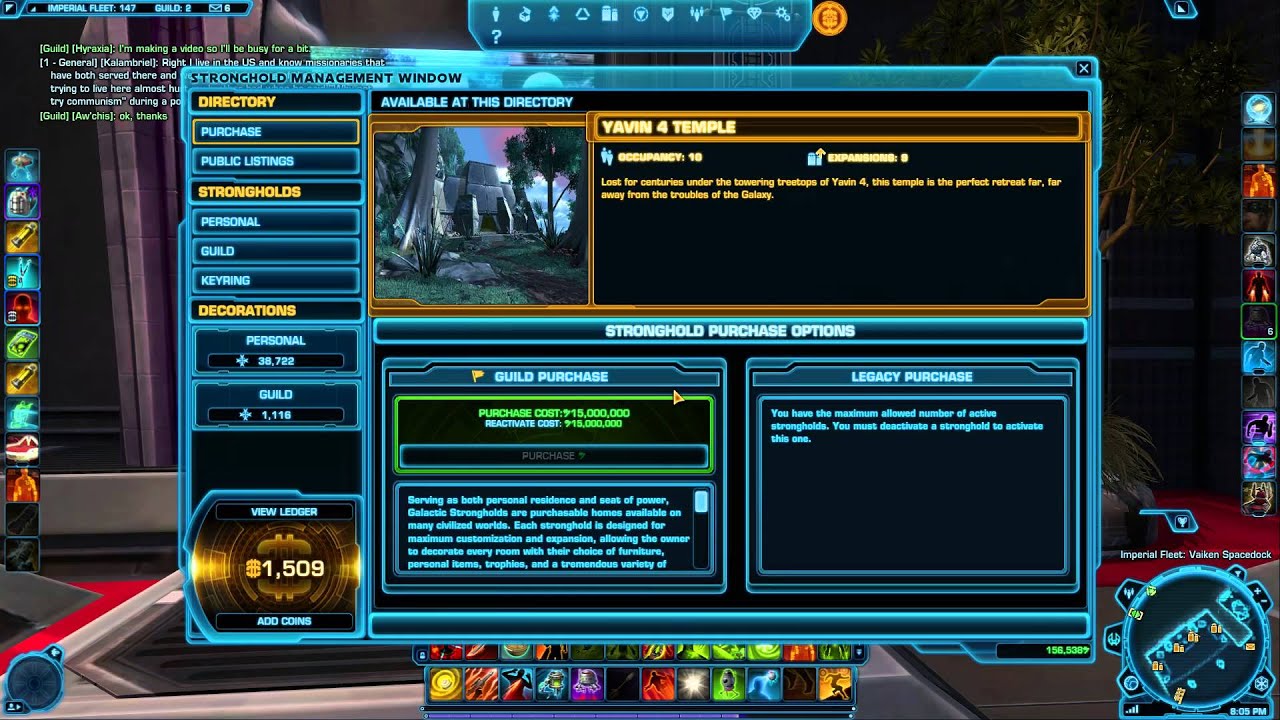 SWTOR: The Guild Needs MILLIONS for a HQ and a Flagship - YouTube