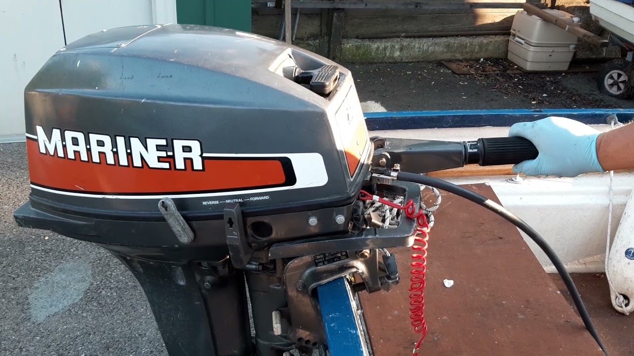 Mariner 15hp 2 stroke - YouTube