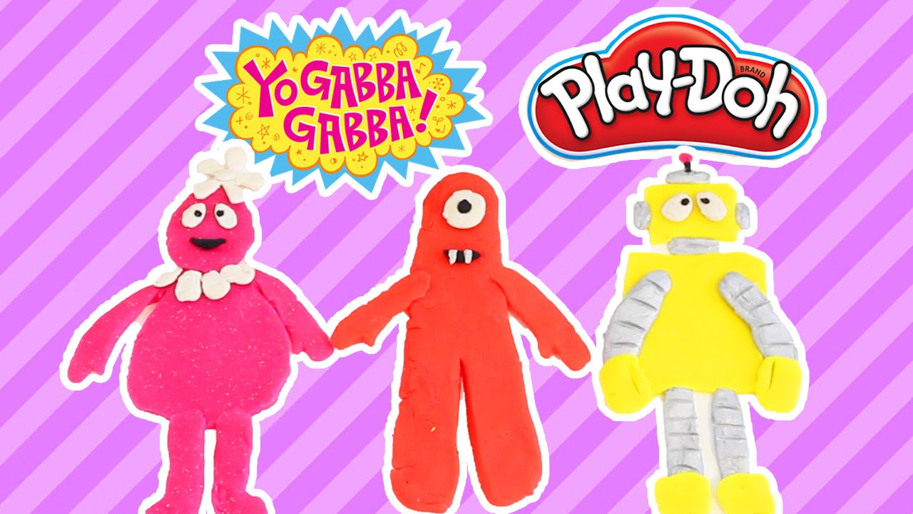[DIY] How To Make Yo Gabba Gabba Characters with Play Doh | Alyssa's ...
