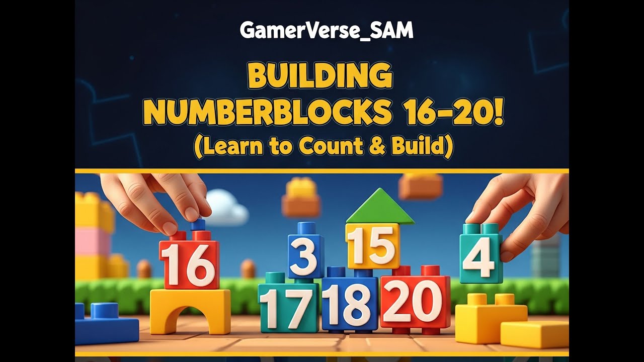 Building Numberblocks 16-20! (Learn to Count & Build) | 2 @GamerVerse ...