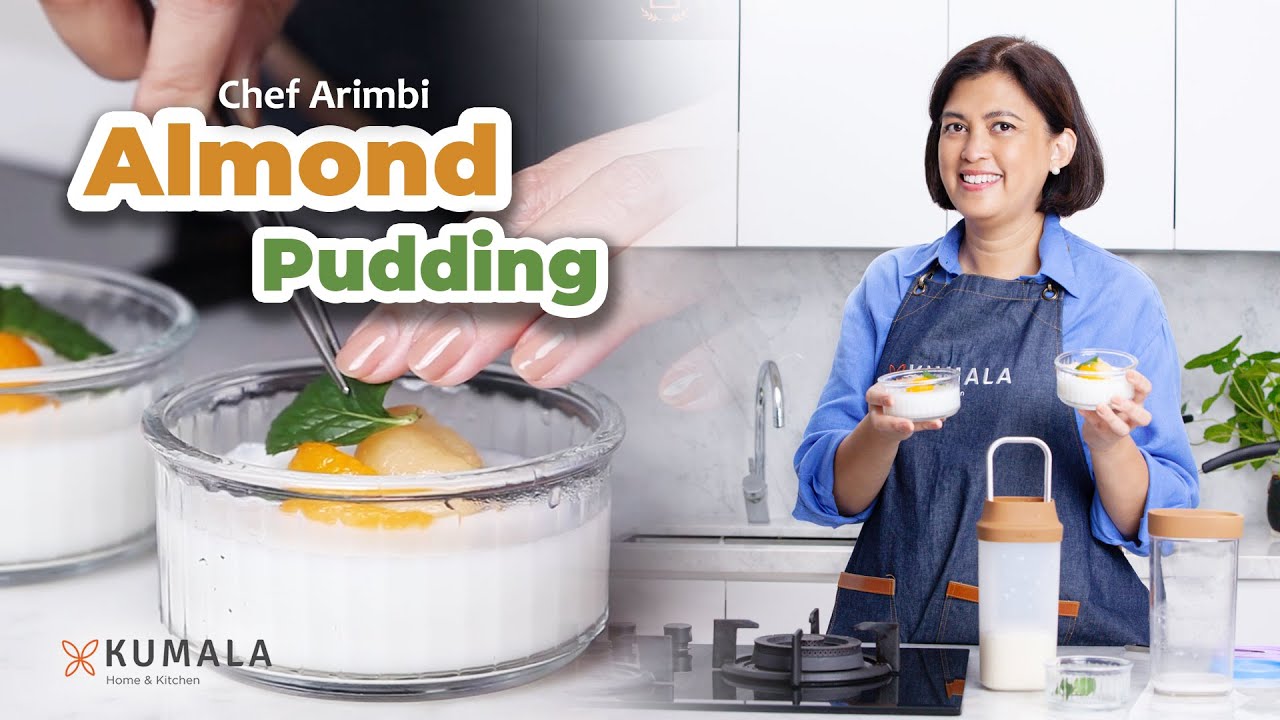 Almond Pudding ala Chef Arimbi | Resep Puding Almond Enak - YouTube