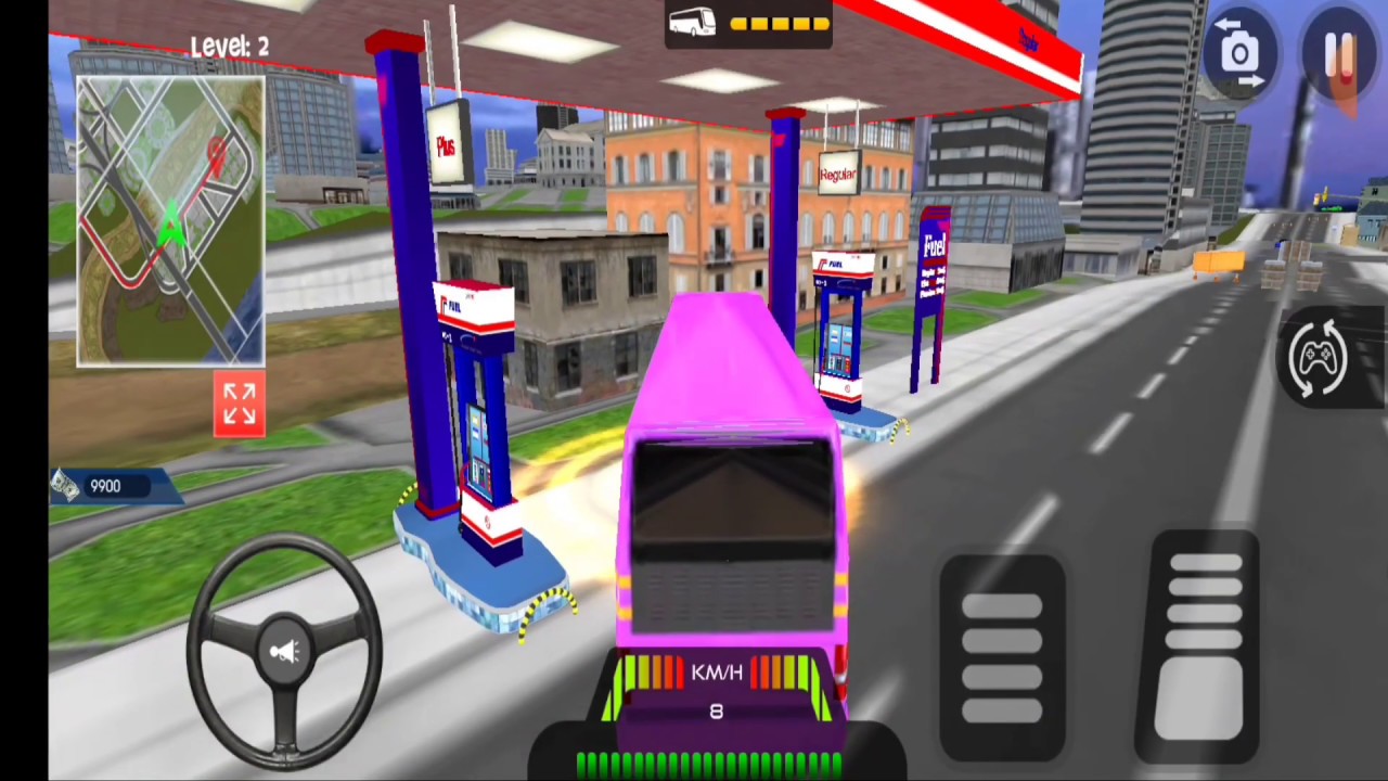 {City Coach Bus Simulator 1} // Bas Wala Game Part 2 = Resh Gadi Video ...