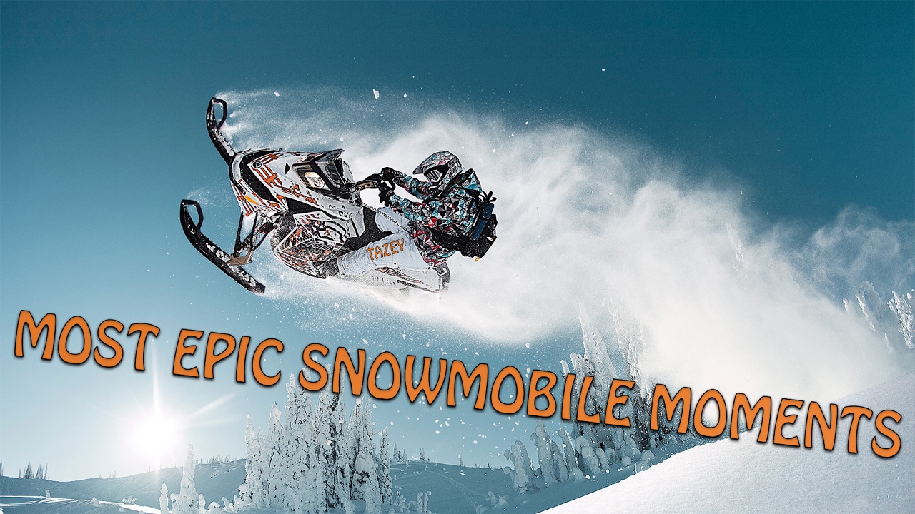 MOST INSANE SNOWMOBILE MOMENTS! - YouTube