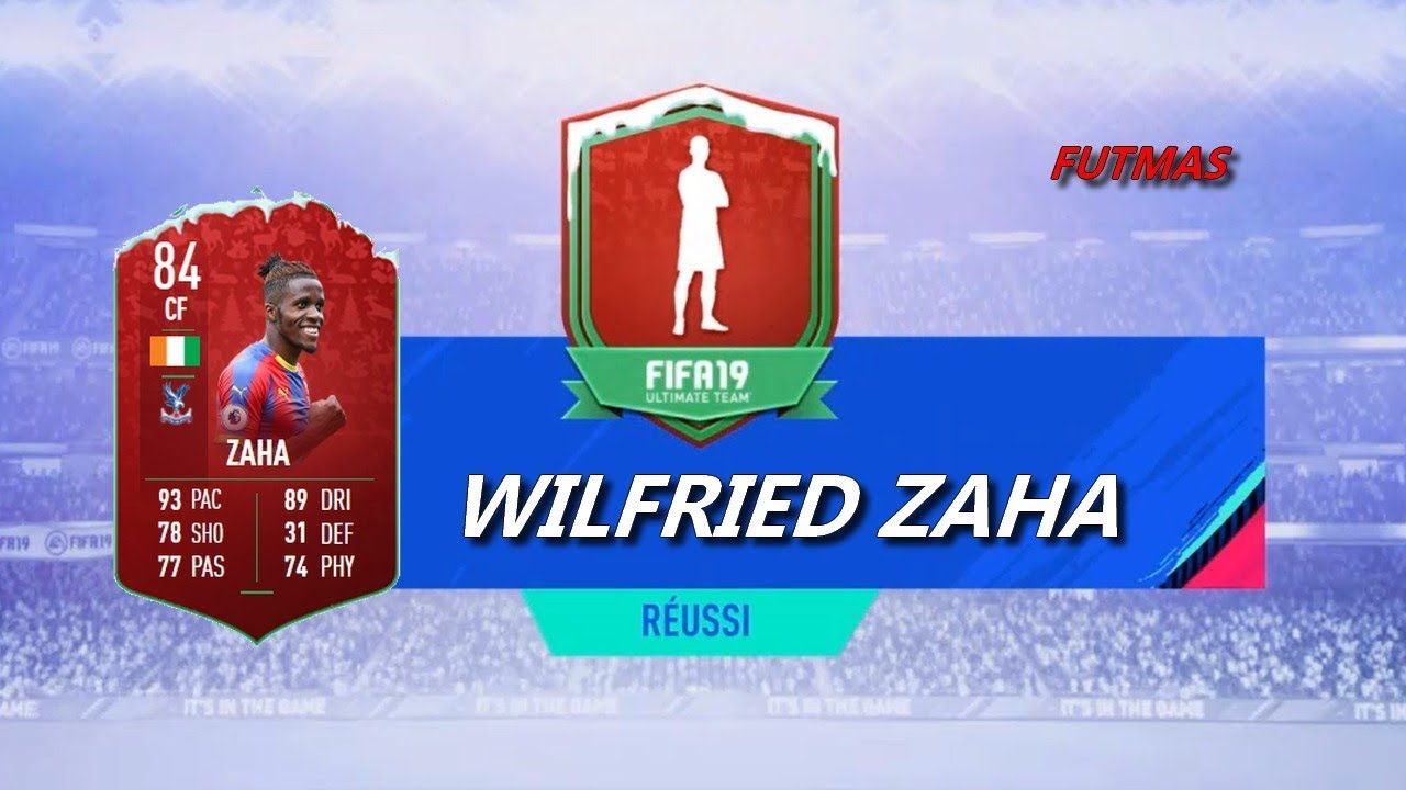 SBC FUT 19 : WILFRIED ZAHA 84 FUTMAS - YouTube