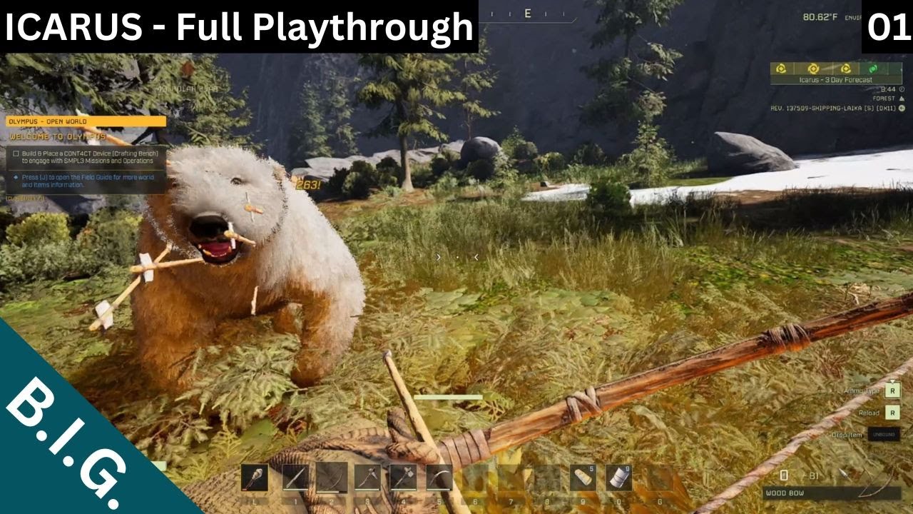 Icarus Full Playthrough - Day 01 - A fresh, good start - YouTube