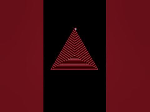Recursive Mathematics Art: An Algorithmic Triangular Spiral #algorithms #sequences #patterns ...
