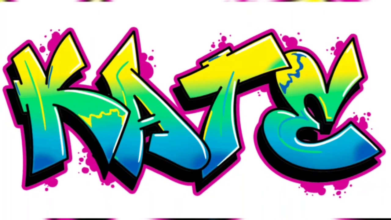 The Name Kate In Graffiti