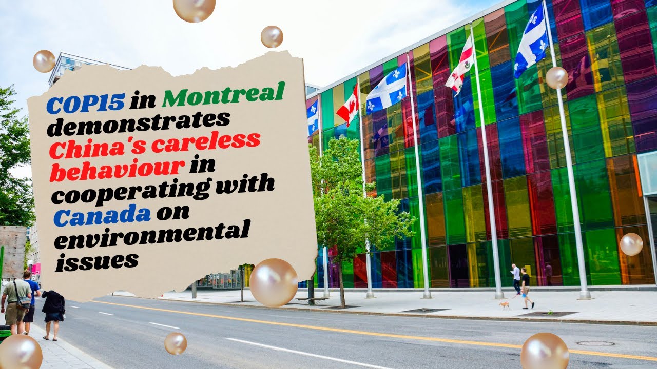 COP15 in Montreal demonstrates China's careless behavior in cooperating ...
