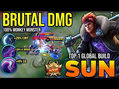 SUN BEST BUILD 2023 | BUILD TOP 1 GLOBAL SUN GAMEPLAY | MOBILE LEGENDS ...