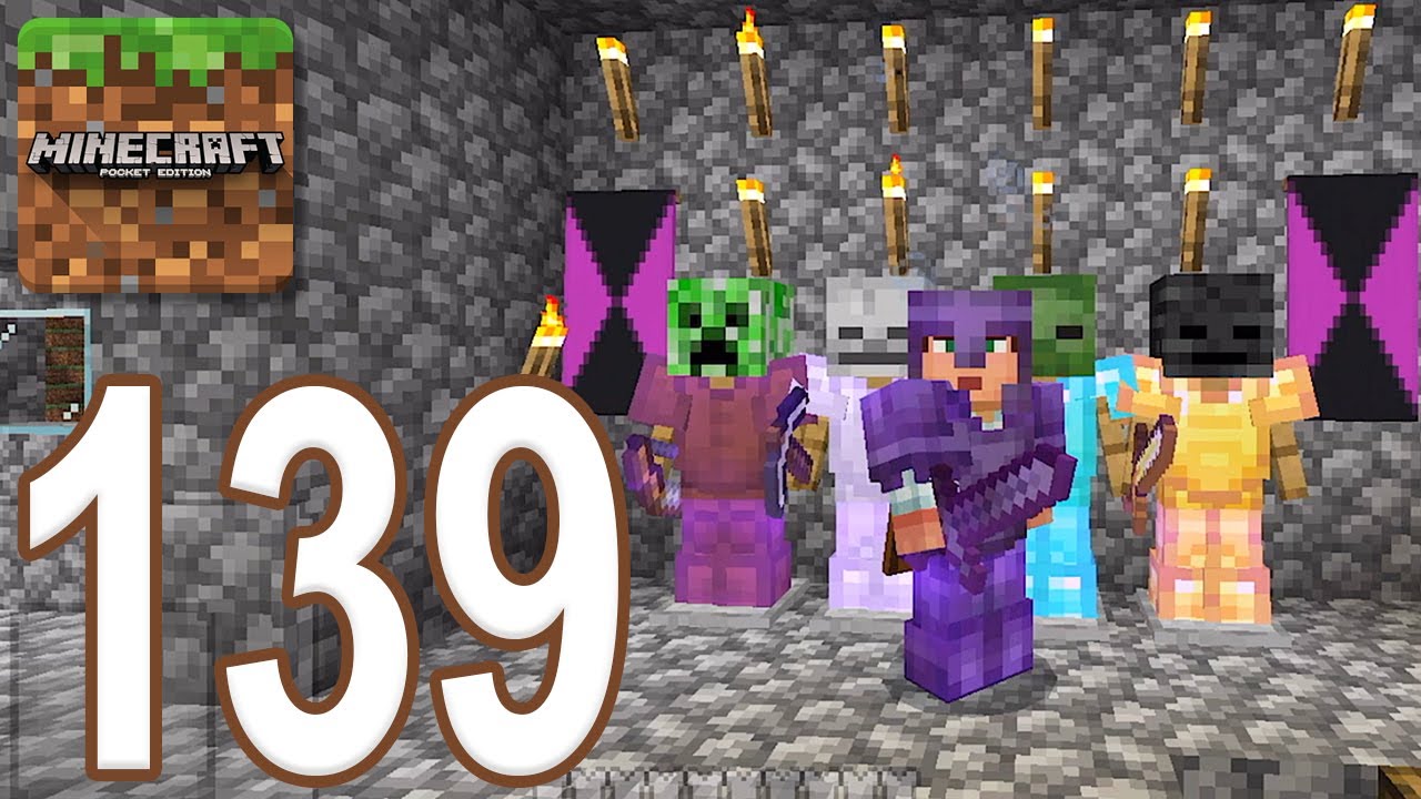 Minecraft: Pocket Edition - Gameplay Walkthrough Part 139 - Netherite ...