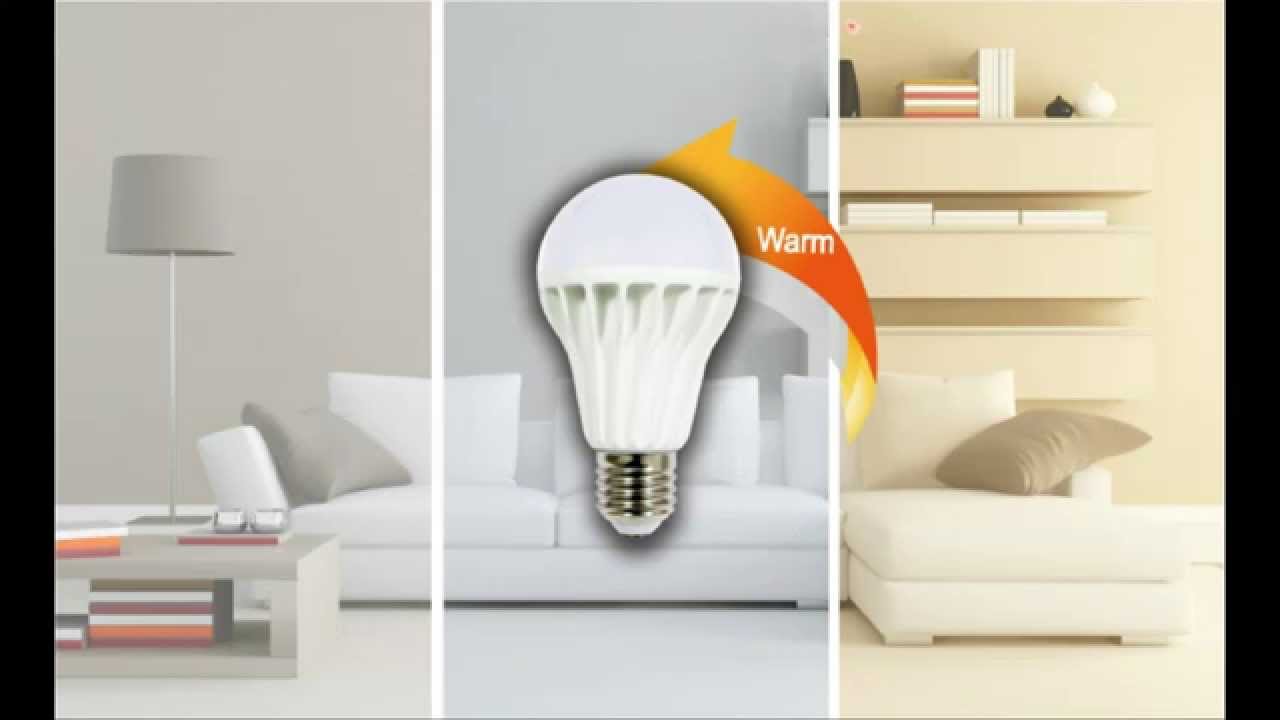 Just Power sbulb---color temperature changeable LED bulb - YouTube
