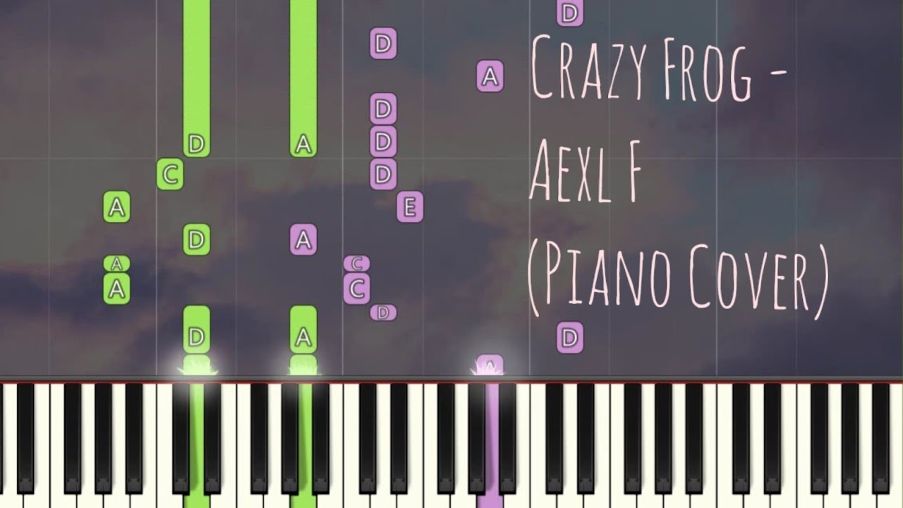 Crazy Frog - Axel F | Piano Pop Song Tutorial - YouTube