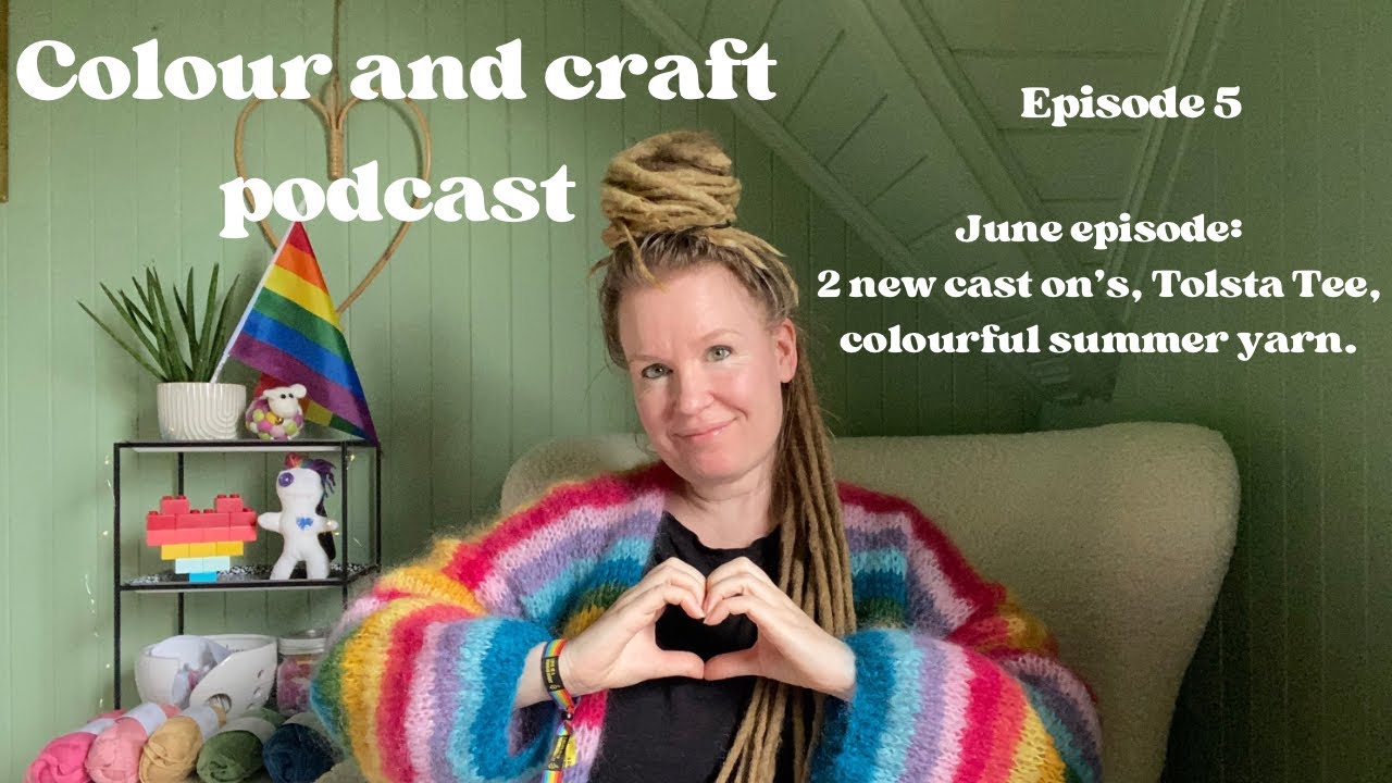 Colour and Craft - episode 6: June, Tolsta Tee and colourful summer ...