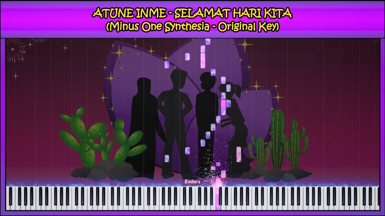 Selamat Hari Kita (Minus One - Piano Synthesia - Original Key) - YouTube