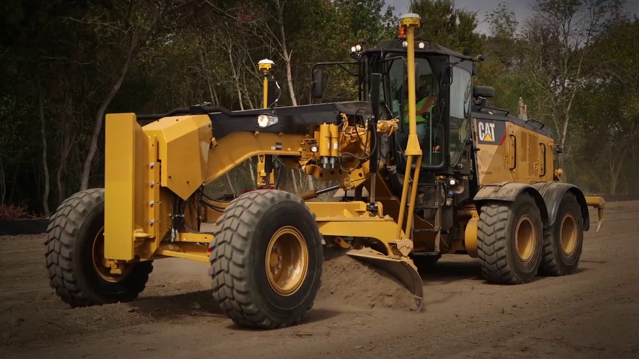Cat® 14M3 Motor Grader - YouTube