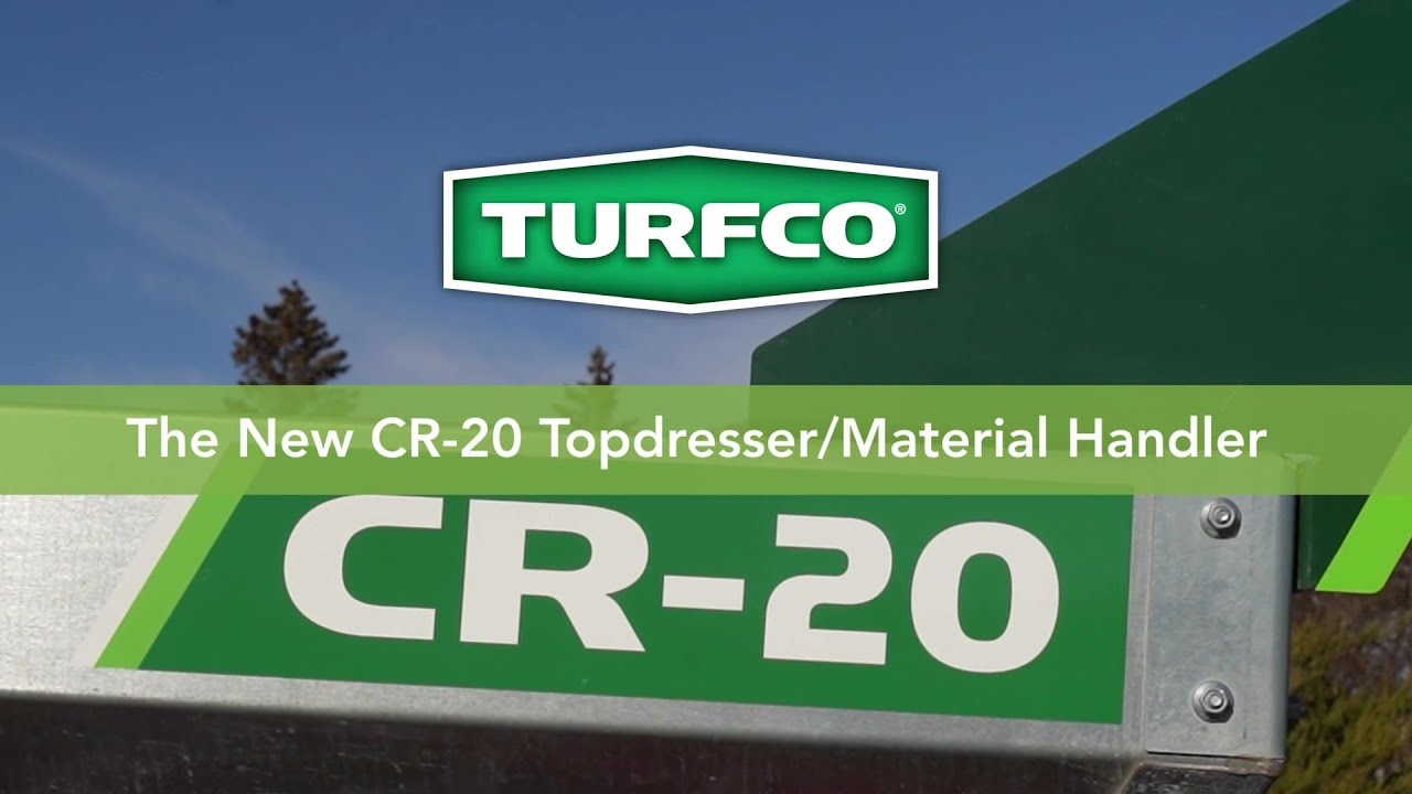 The New Turfco CR-20 Topdresser / Material Handler - Trade Show Video ...